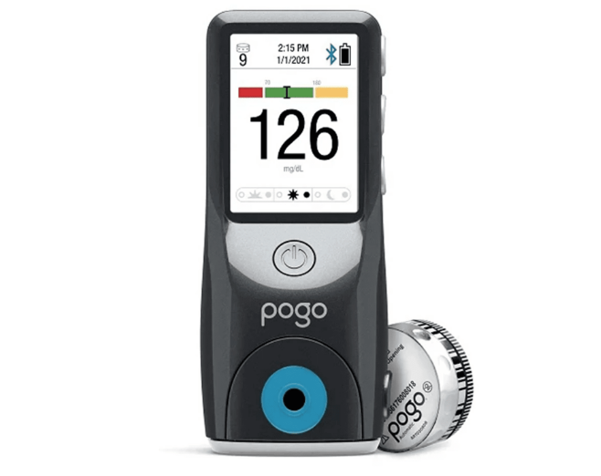 What happened to the POGO glucose meter by Intuity Medical?